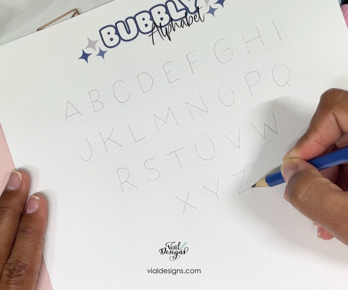 Bubble Lettering 101: Tutorial for Beginners - Vial Designs