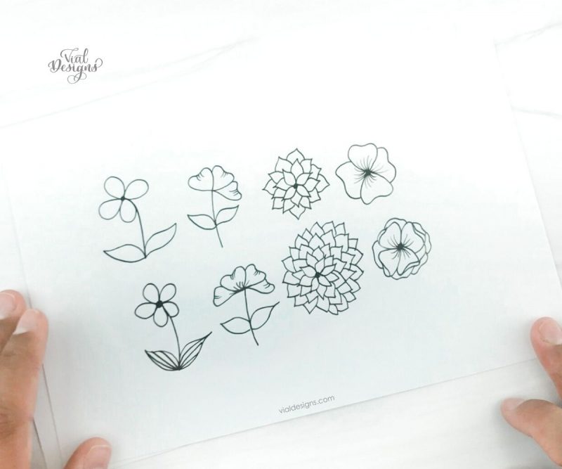 16 SIMPLE FLORAL DOODLES STEP-BY-STEP TUTORIAL - Vial Designs