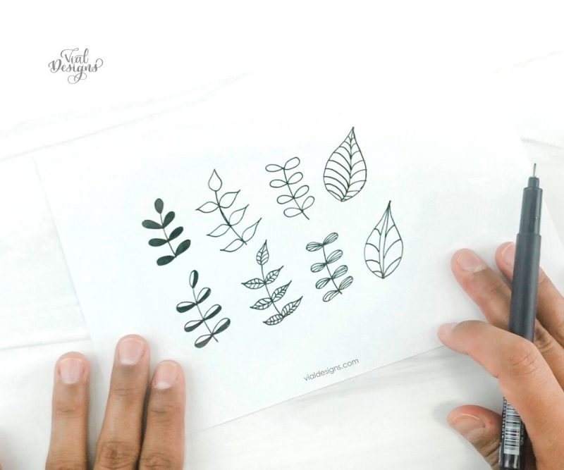 16 SIMPLE FLORAL DOODLES STEP-BY-STEP TUTORIAL - Vial Designs