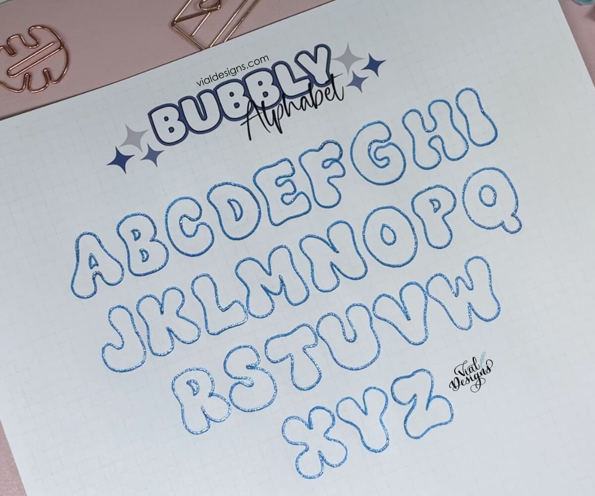 Bubble Lettering 101: Tutorial for Beginners - Vial Designs