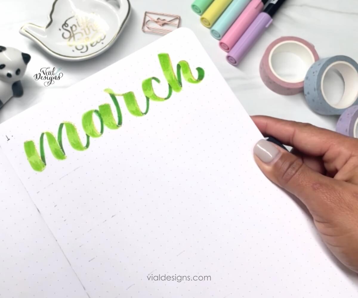 5 Creative Ways to Letter March - Vial Designs