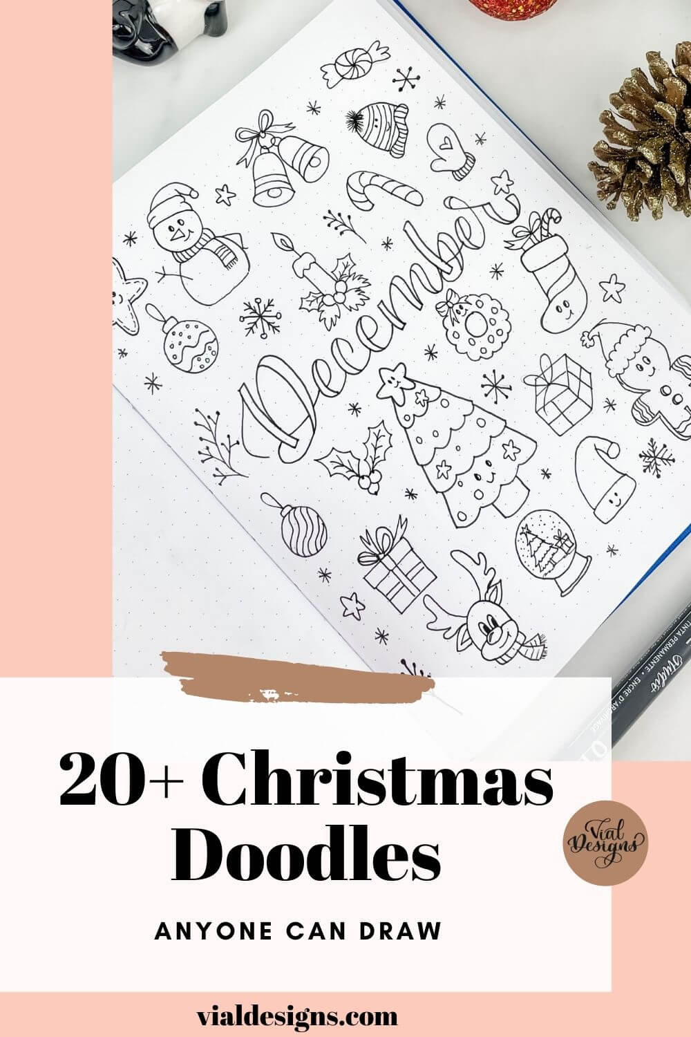 EASY CHRISTMAS DOODLES - Vial Designs