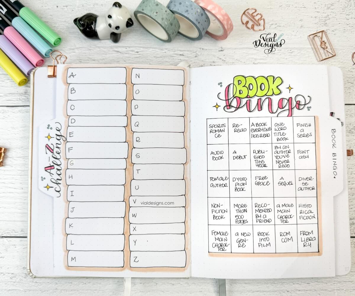 Reading Journal Setup for 2025